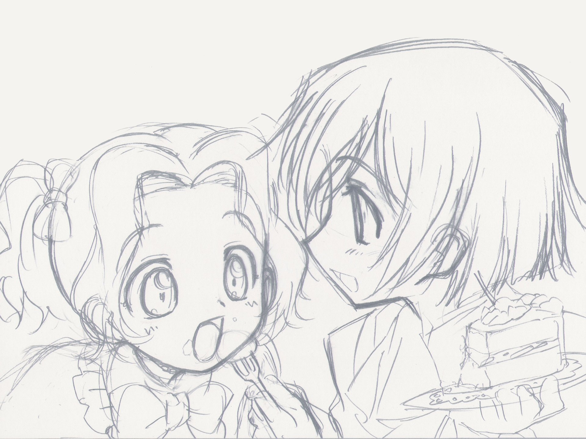 Code Geass HD: Lelouch & Nunnally's Tender Moment Wallpaper