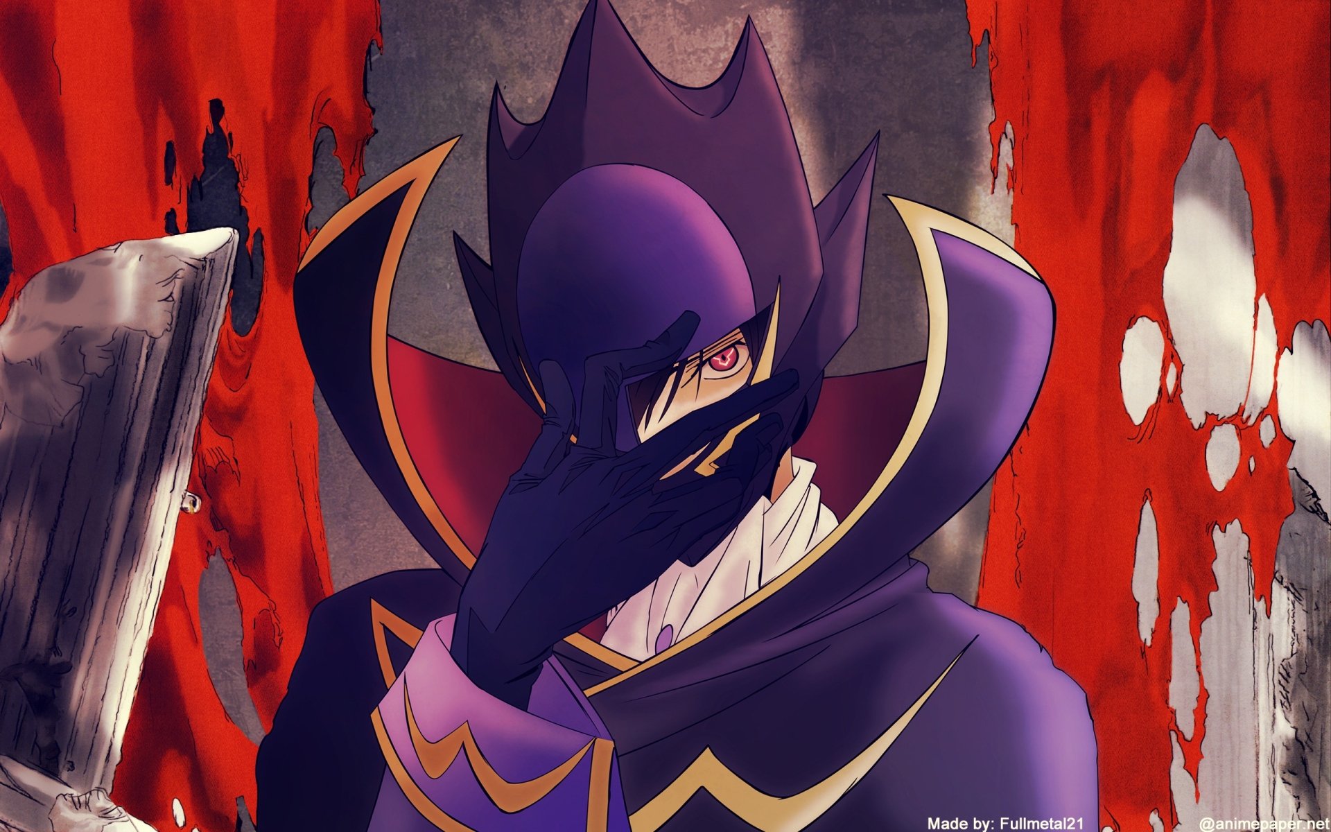 Lelouch Lamperouge: Code Geass HD Anime Wallpaper