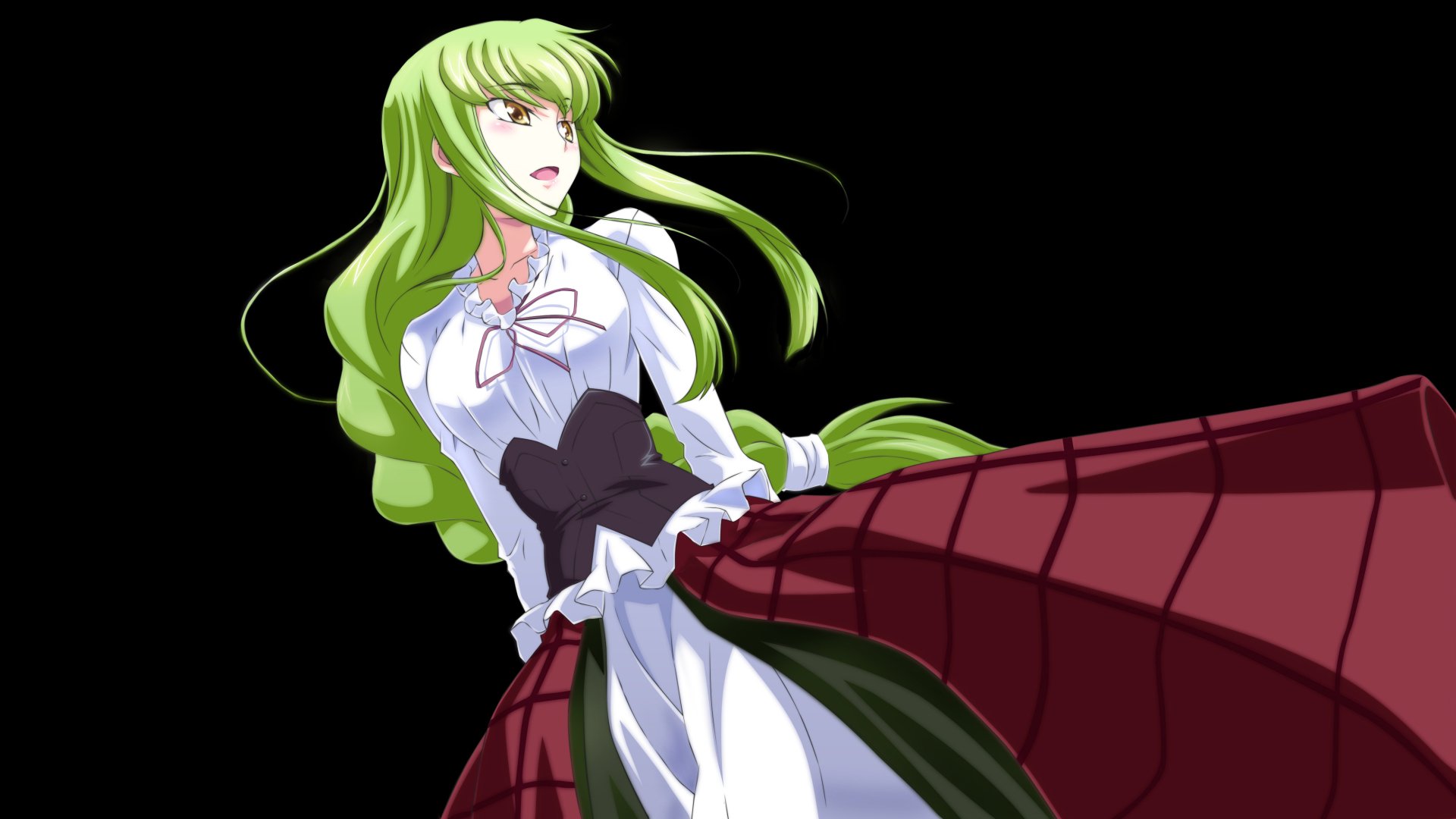 C.C. from Code Geass - Stunning 4K Ultra HD Anime Wallpaper