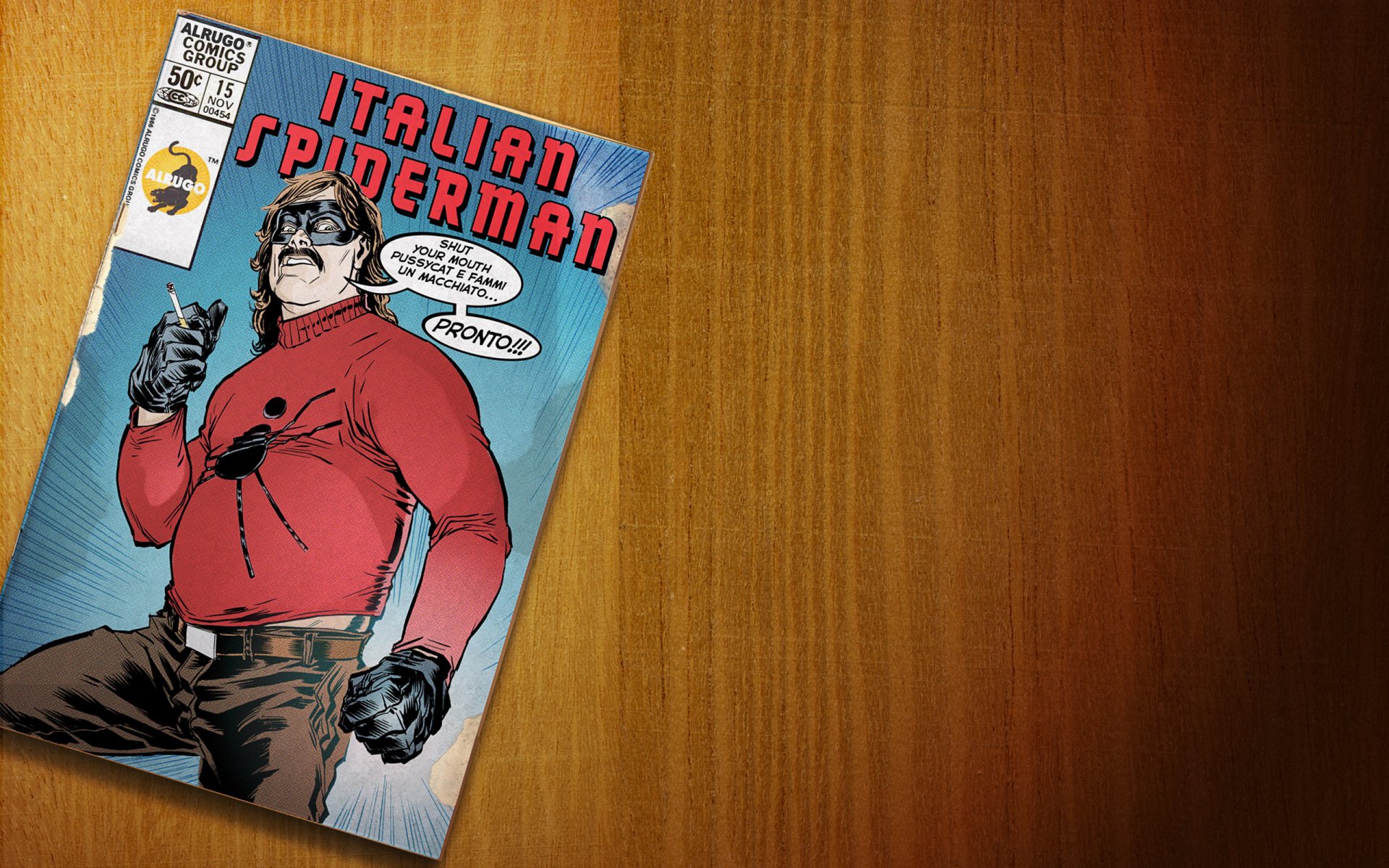 Download Comic Italian Spiderman HD Wallpaper