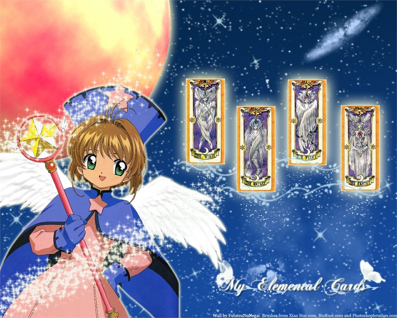 Cardcaptor Sakura HD Wallpaper: Magical Anime Moments Under the Starry ...