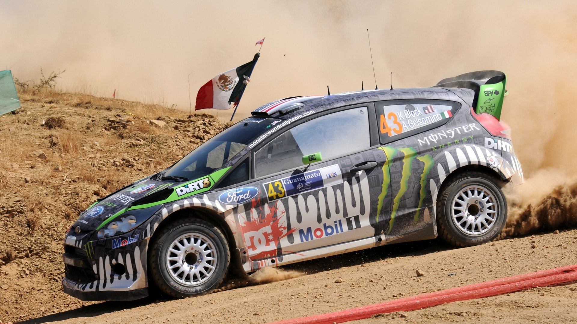 Download Rallying Vehicle Ford Fiesta HD Wallpaper