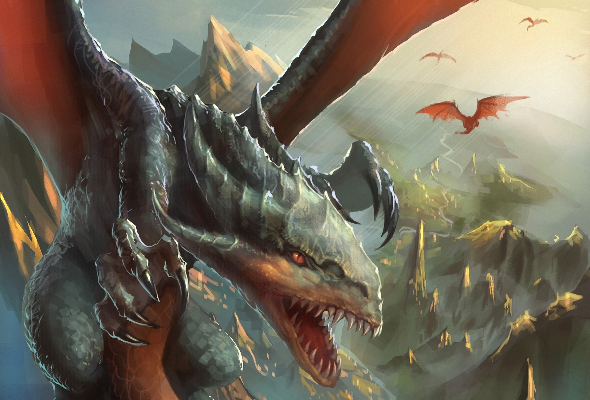 Download Fantasy Dragon HD Wallpaper