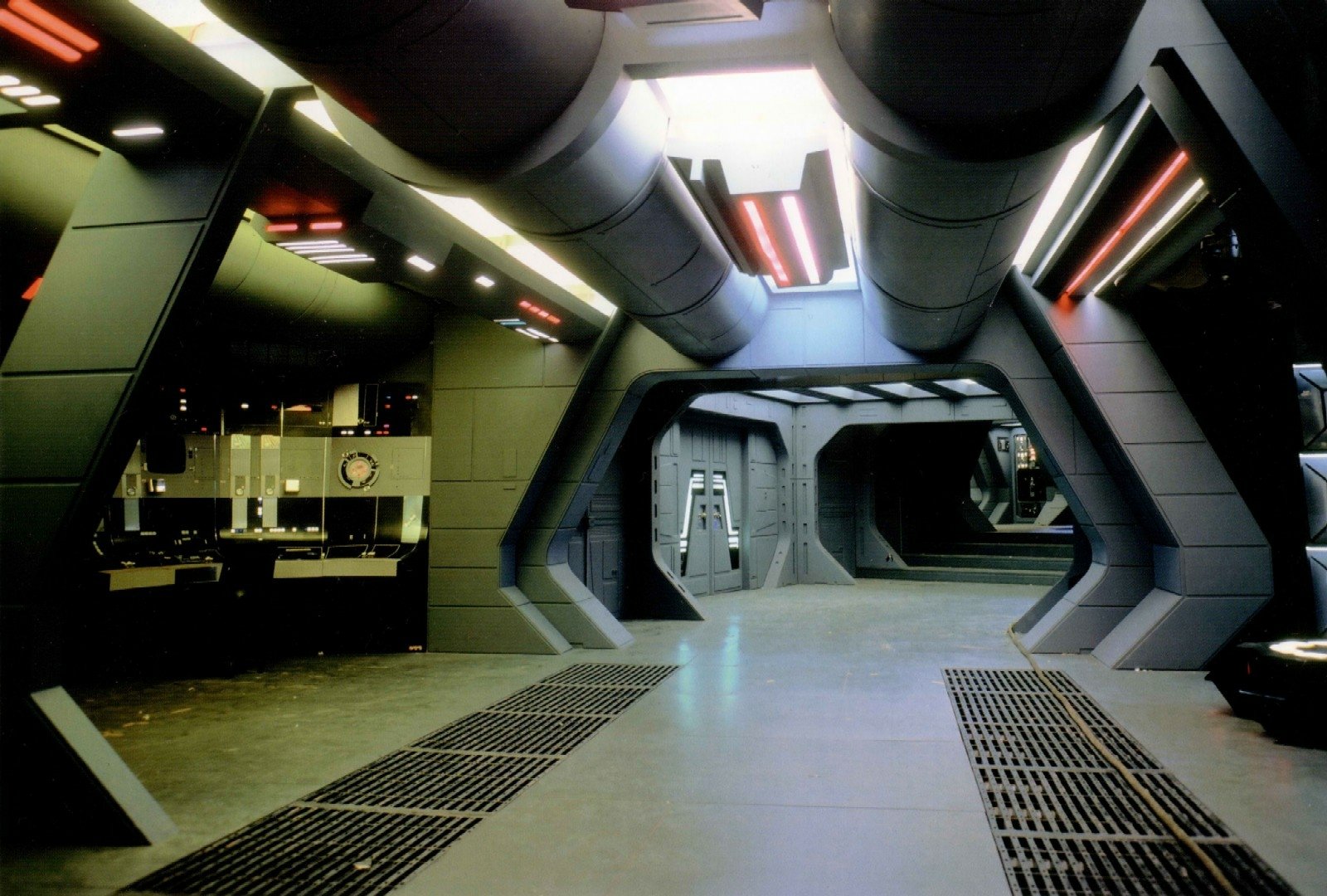 Star Wars HD Wallpaper: Futuristic Galactic Corridor Scene