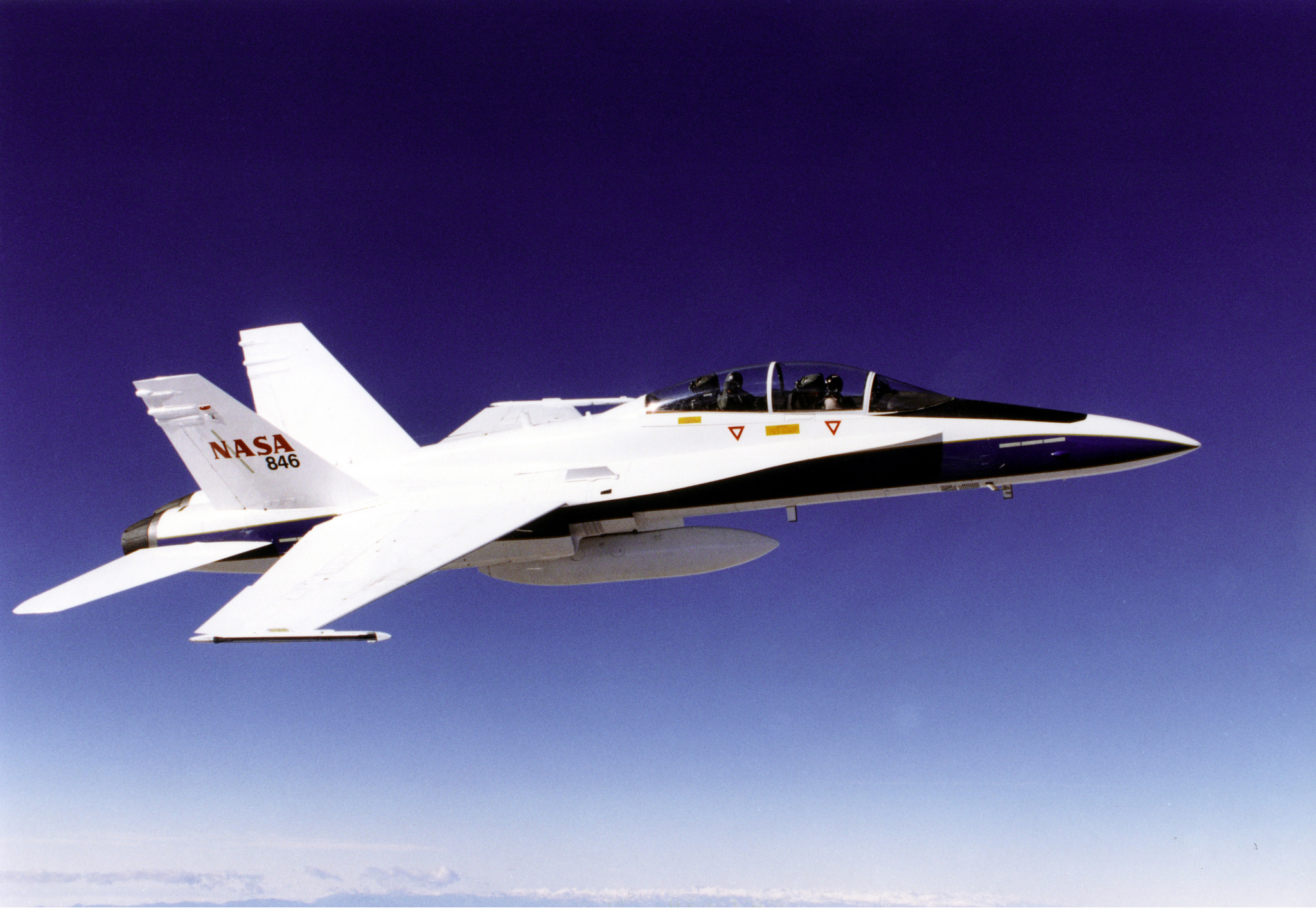 Download Aircraft NASA Vehicle F-18B HD Wallpaper