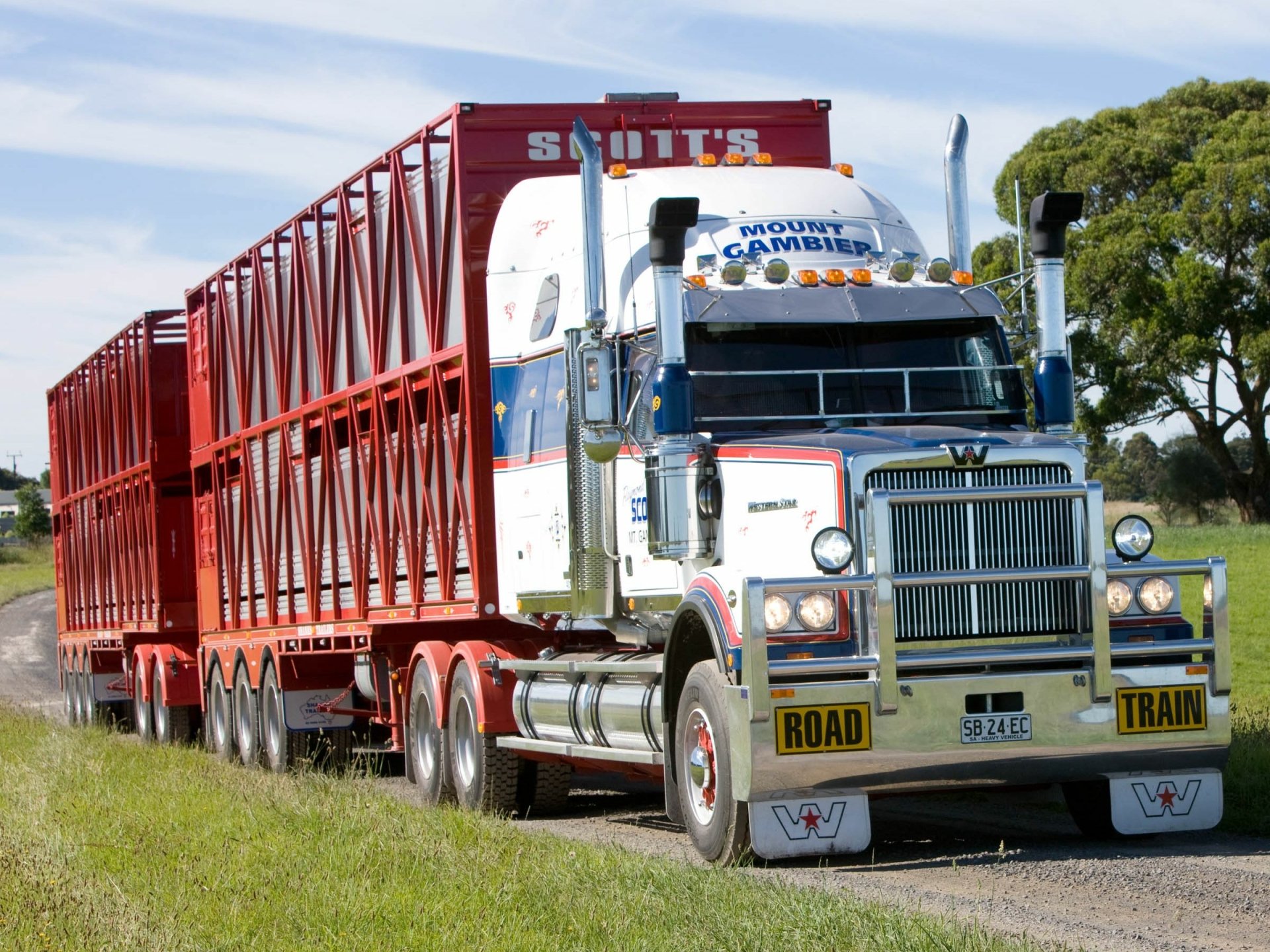 Download Road Train Vehicle Western Star HD Wallpaper
