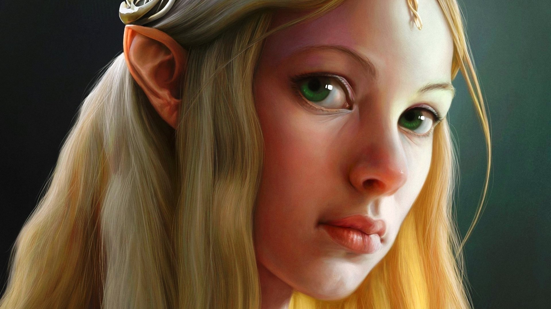 Enchanted Elf - HD Fantasy Portrait Wallpaper