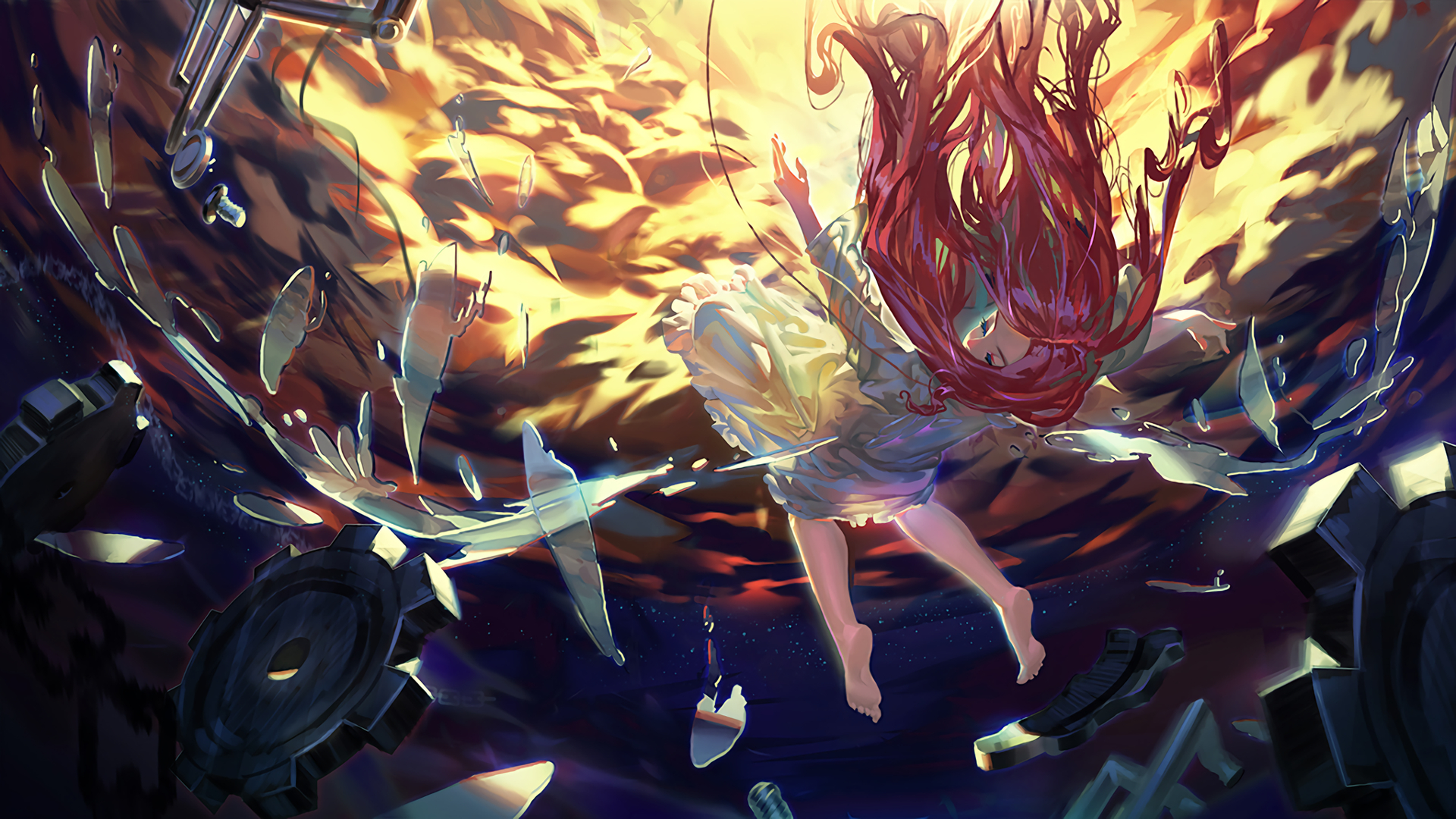 Enchanting Anime HD Wallpaper - Dive into Original Worlds by Karasu-san ...