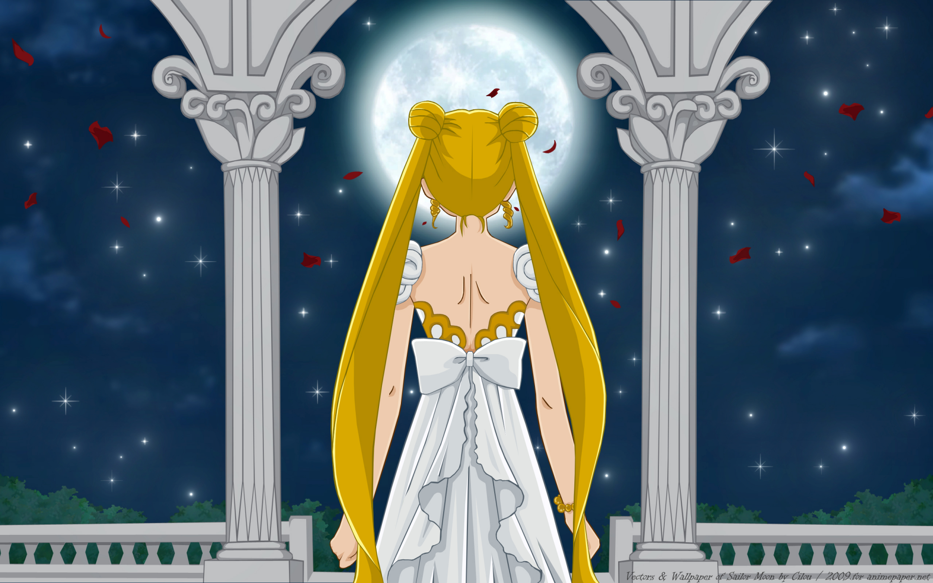 Sailor Moon HD Wallpaper: Enchanting Moonlit Serenity