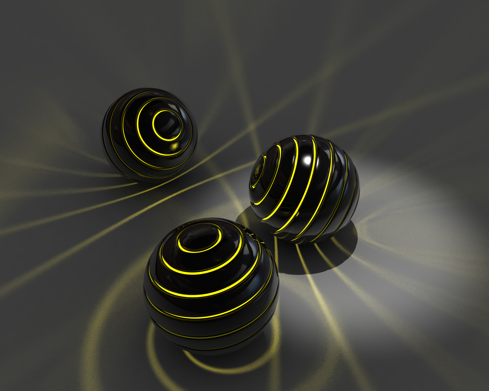 Radiant Orbit: Abstract Spheres in HD