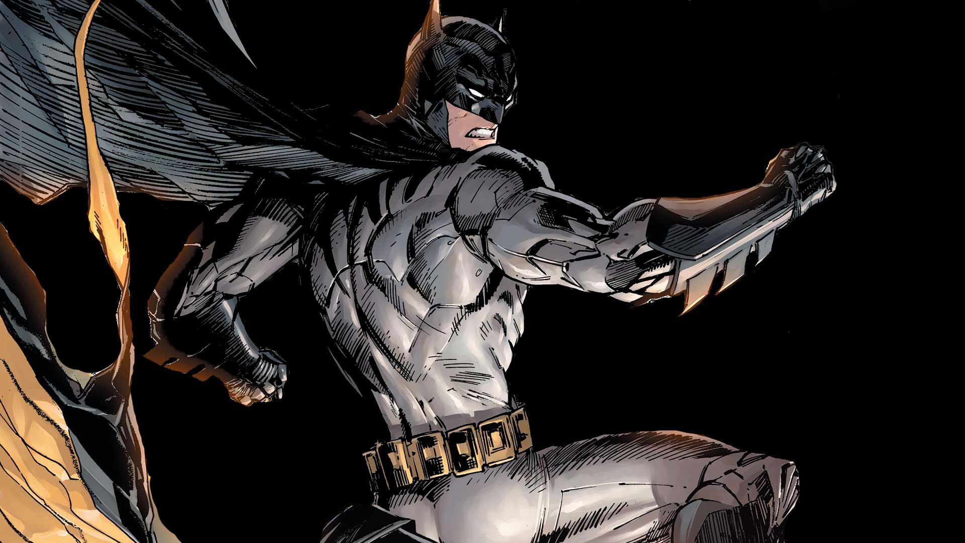 Batman HD Wallpaper: Dark Knight in Action - DC Comics Comic Art