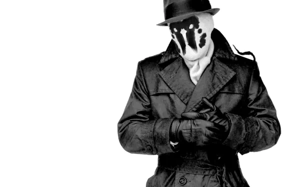 Rorschach in Rain - Watchmen HD Wallpaper