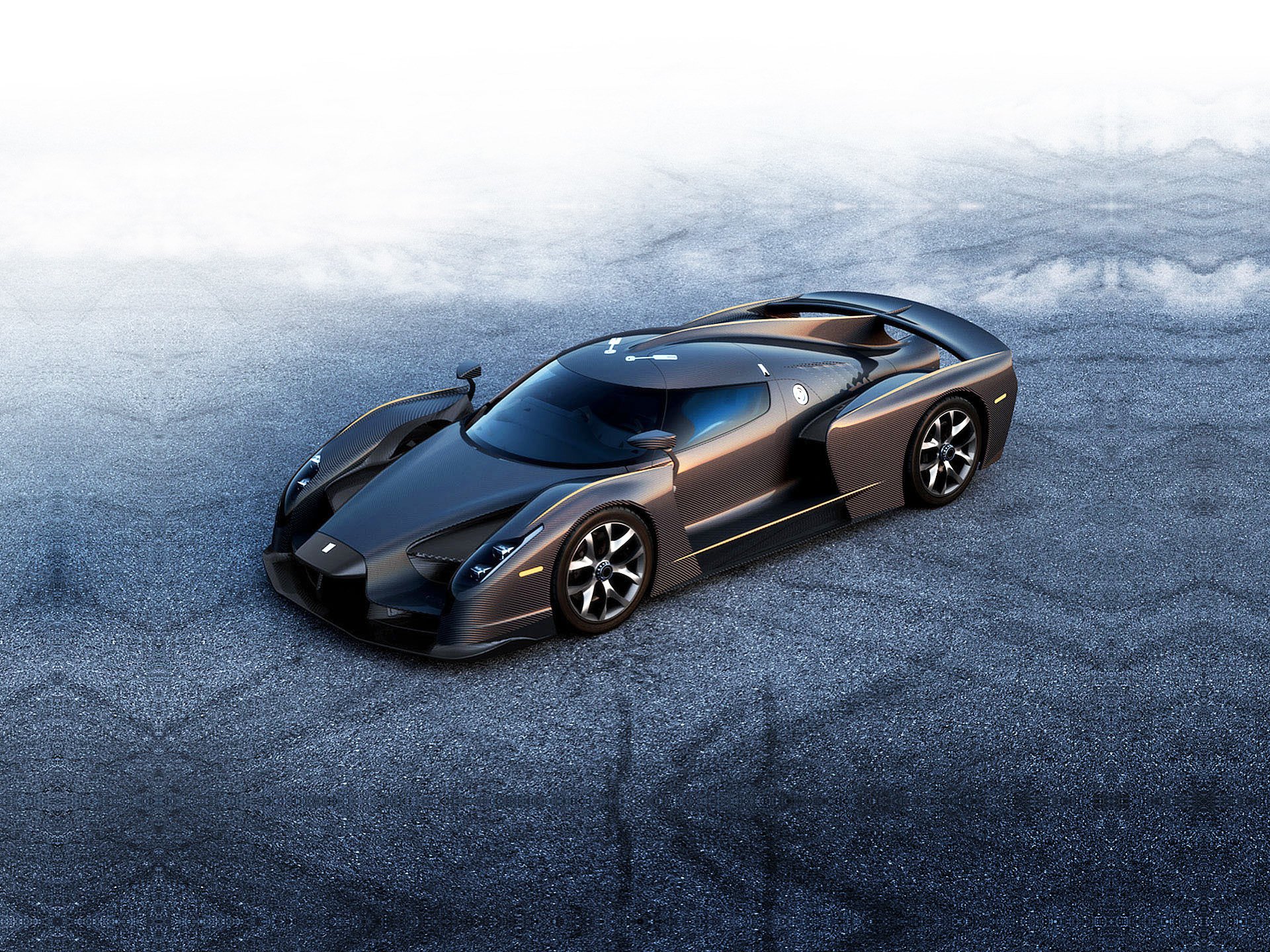 SCG 003 Stradale Black Supercar – Stunning HD Vehicle Wallpaper