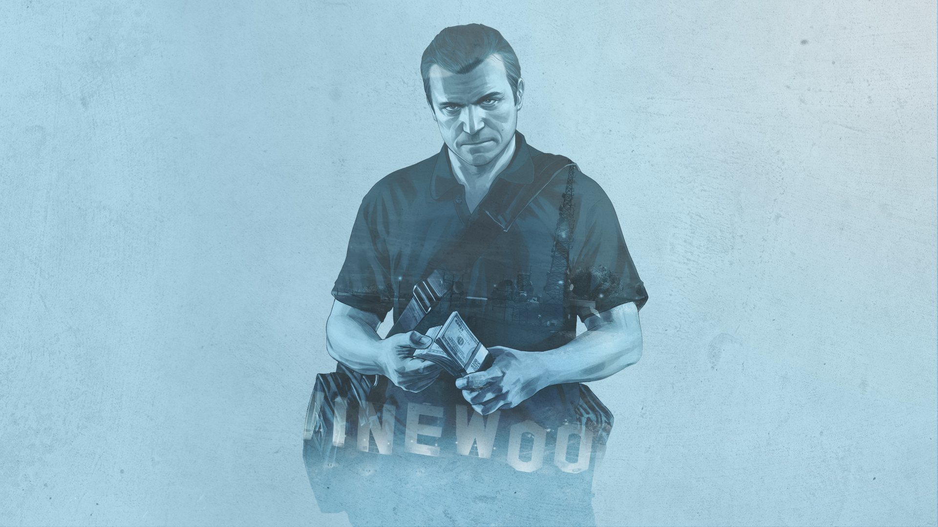 GTA V HD Wallpaper: The Heist in Vinewood