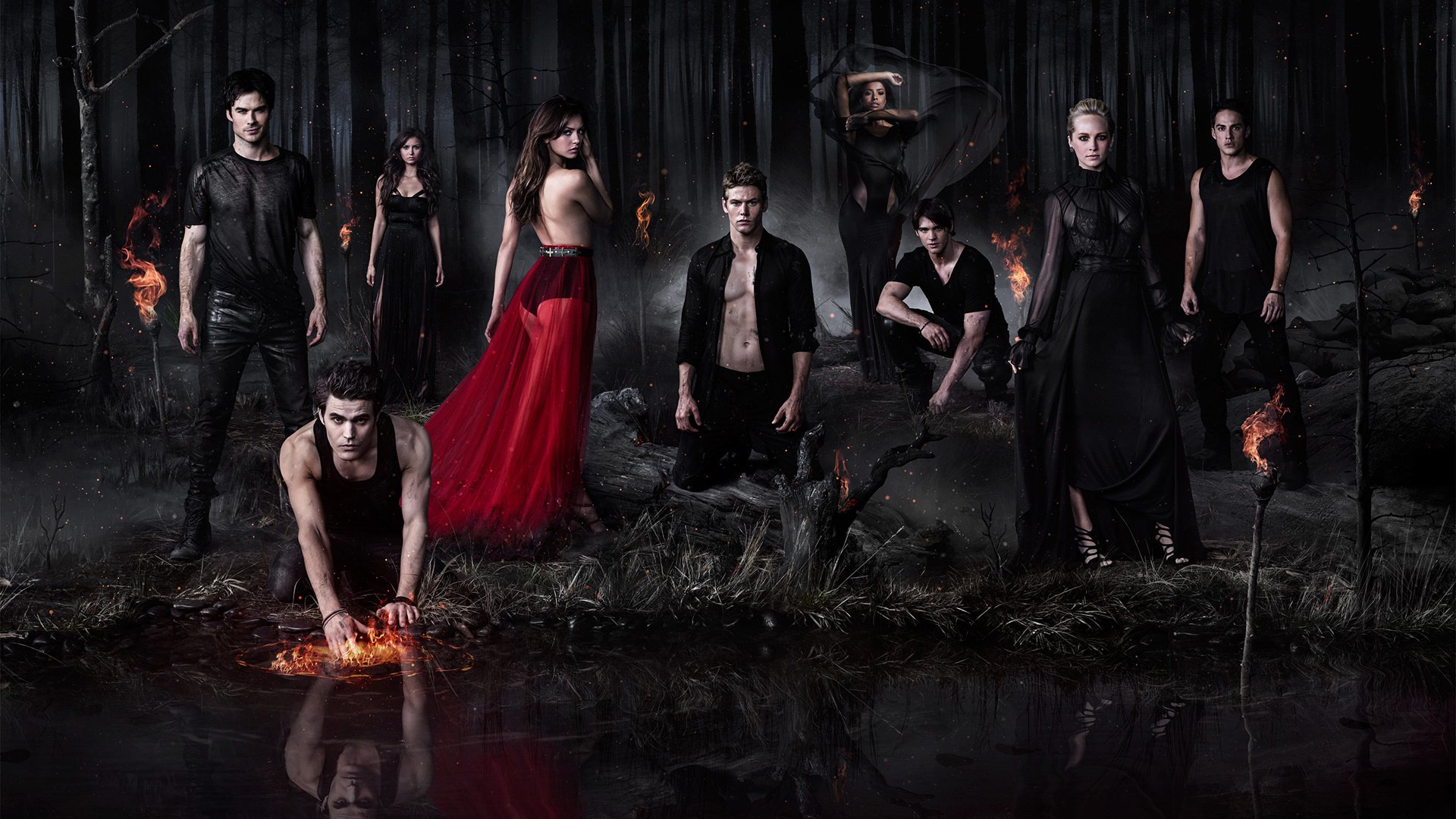 HD Wallpaper of The Vampire Diaries: Dark Enchantment