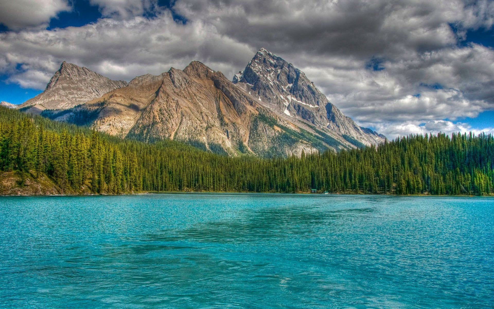 Hdr Mountains Lake Wallpapers