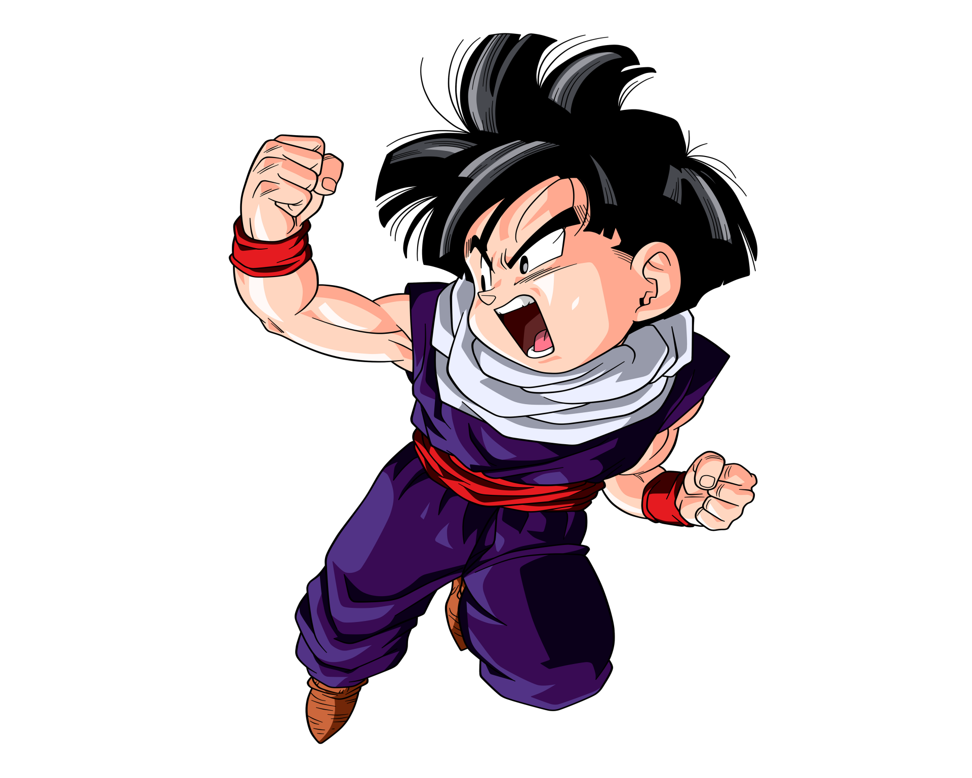 Gohan's Power: 4K Ultra HD Dragon Ball Z Wallpaper by Juanlu Suárez