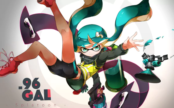 Splatoon HD Wallpaper - Vibrant Ink Battles