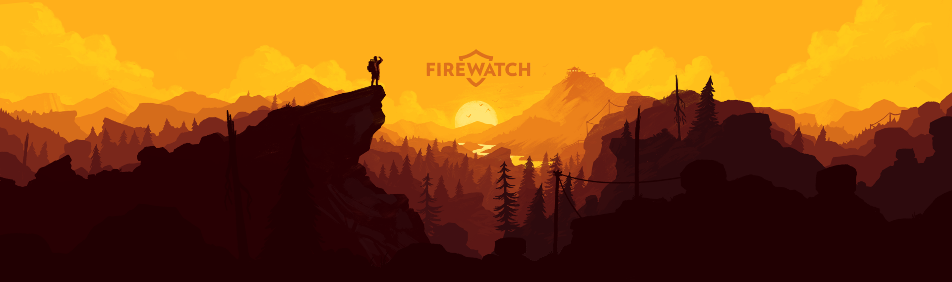 HD Wallpaper: Firewatch Sunset Adventure