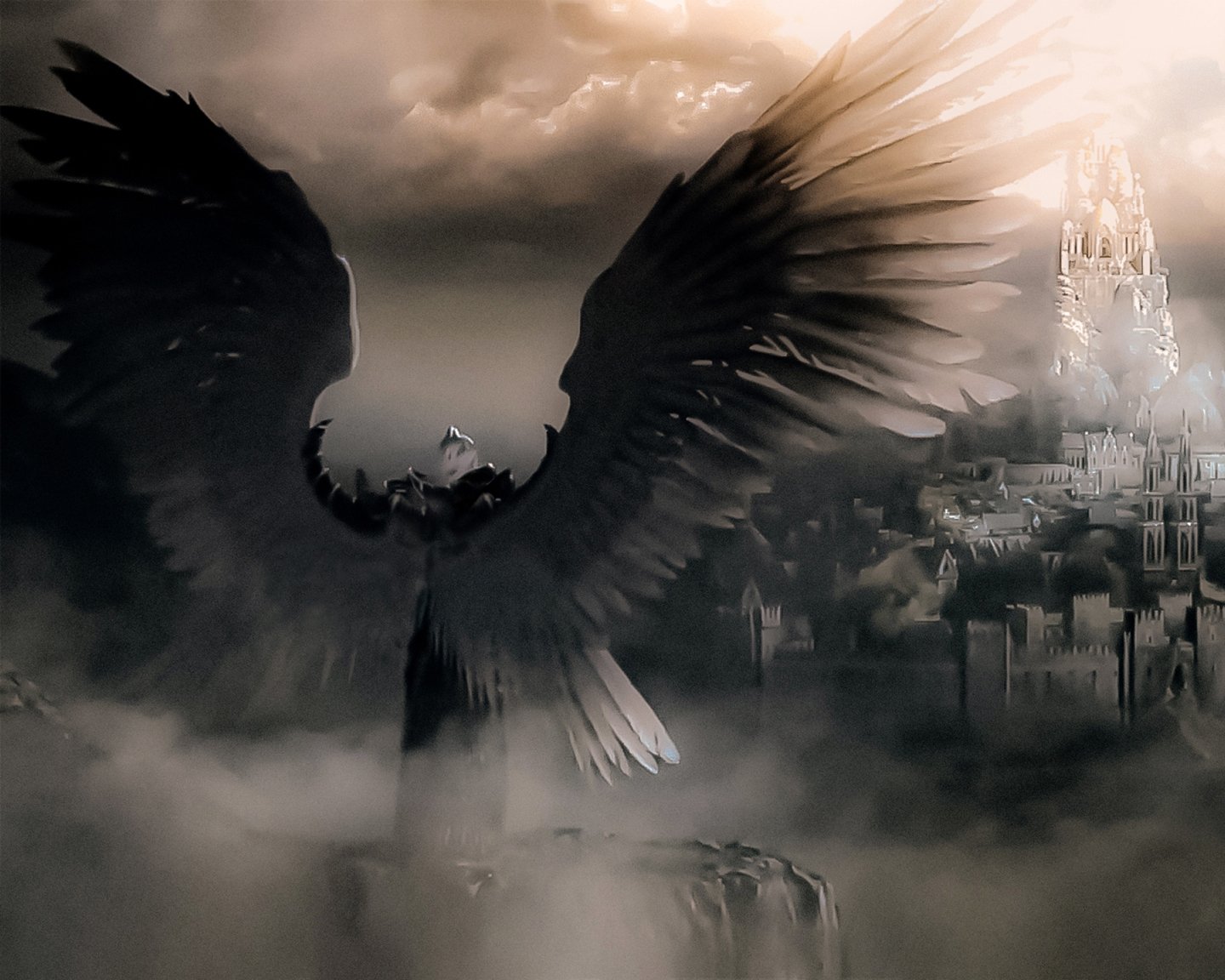 Fantasy Angel Warrior HD: The Dark Guardian's Rise | 1440x1152 ...