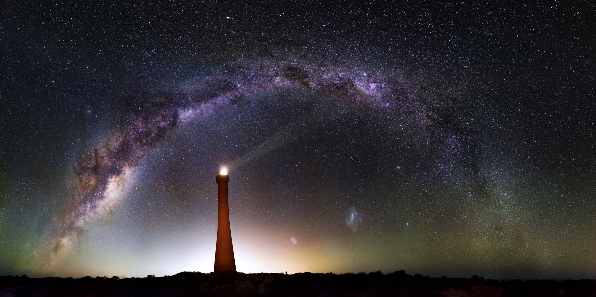 Australian Lighthouse Under the Milky Way - 4K Ultra HD Wallpaper by ...