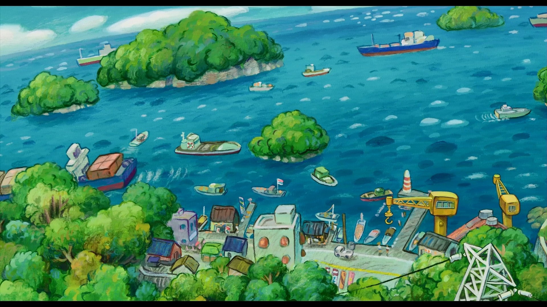 Ponyo: HD Anime Seaside Dreamscape