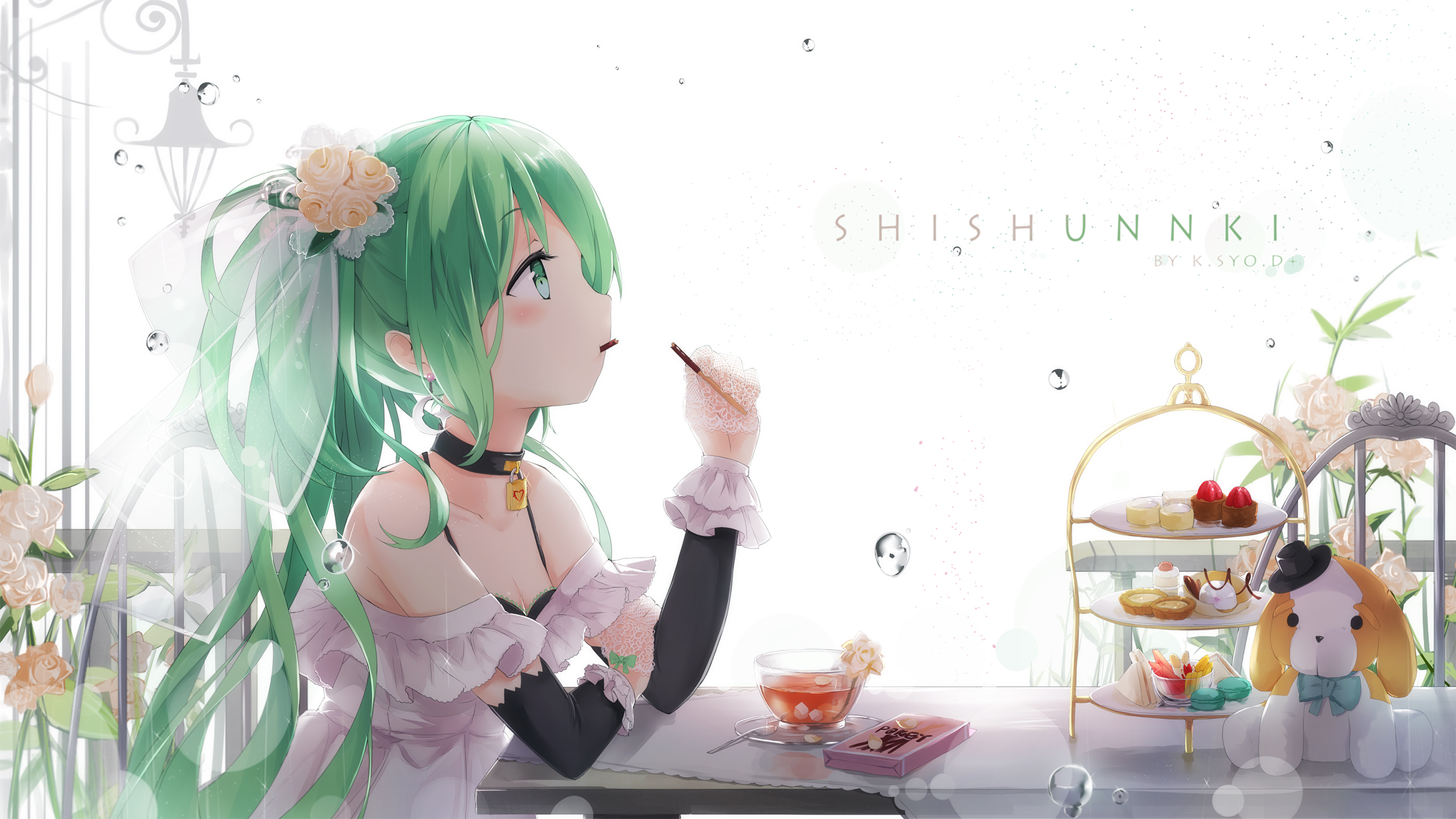 HD Wallpaper of Hatsune Miku: A Dreamy Anime Delight by あさひ