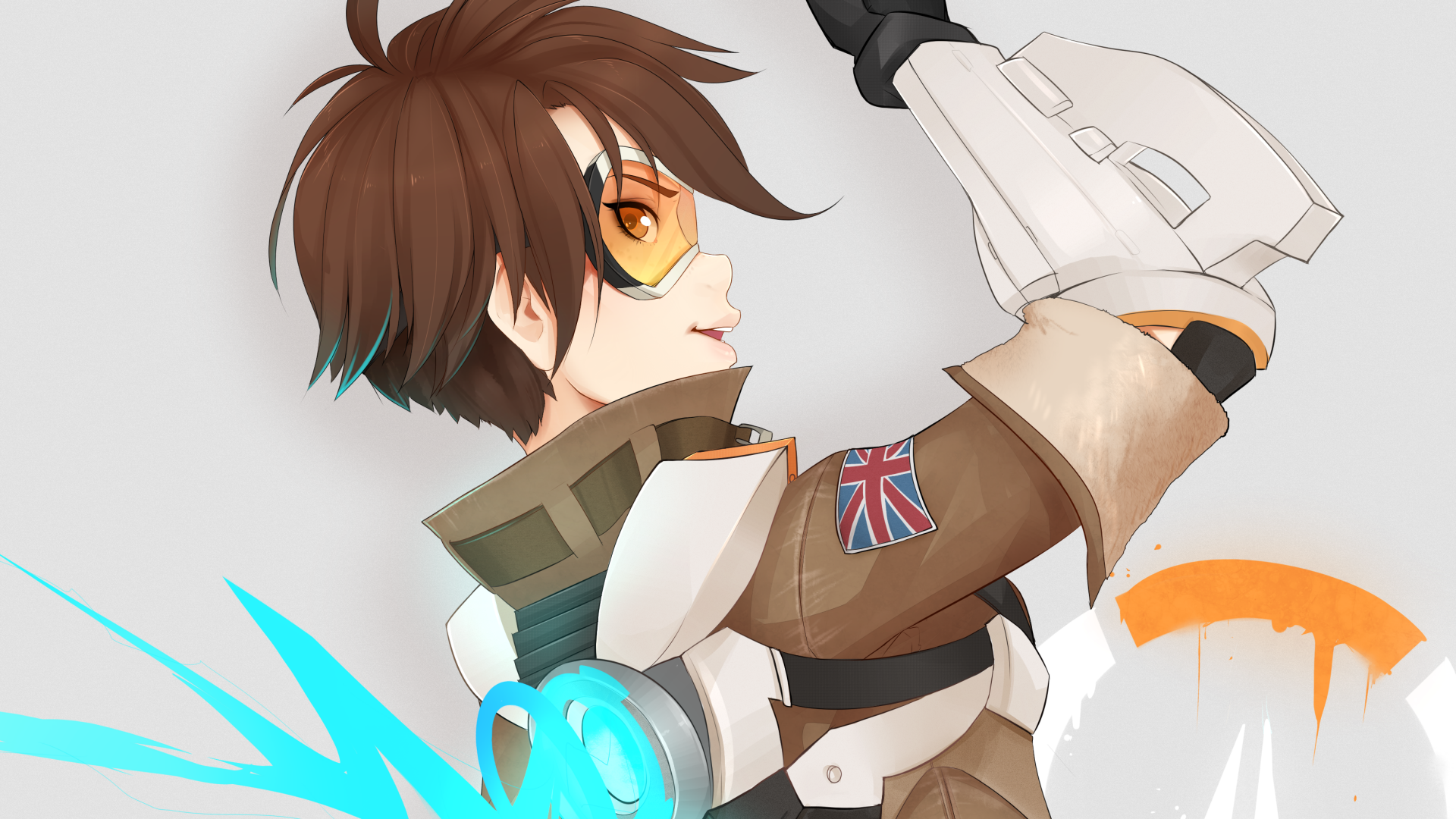 Tracer Overwatch HD Wallpaper – Dynamic Video Game Hero Spotlight by ...