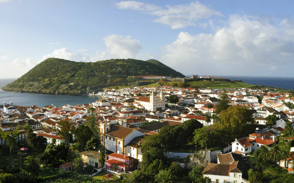 Download Azores Portugal Nature Lake Wallpaper