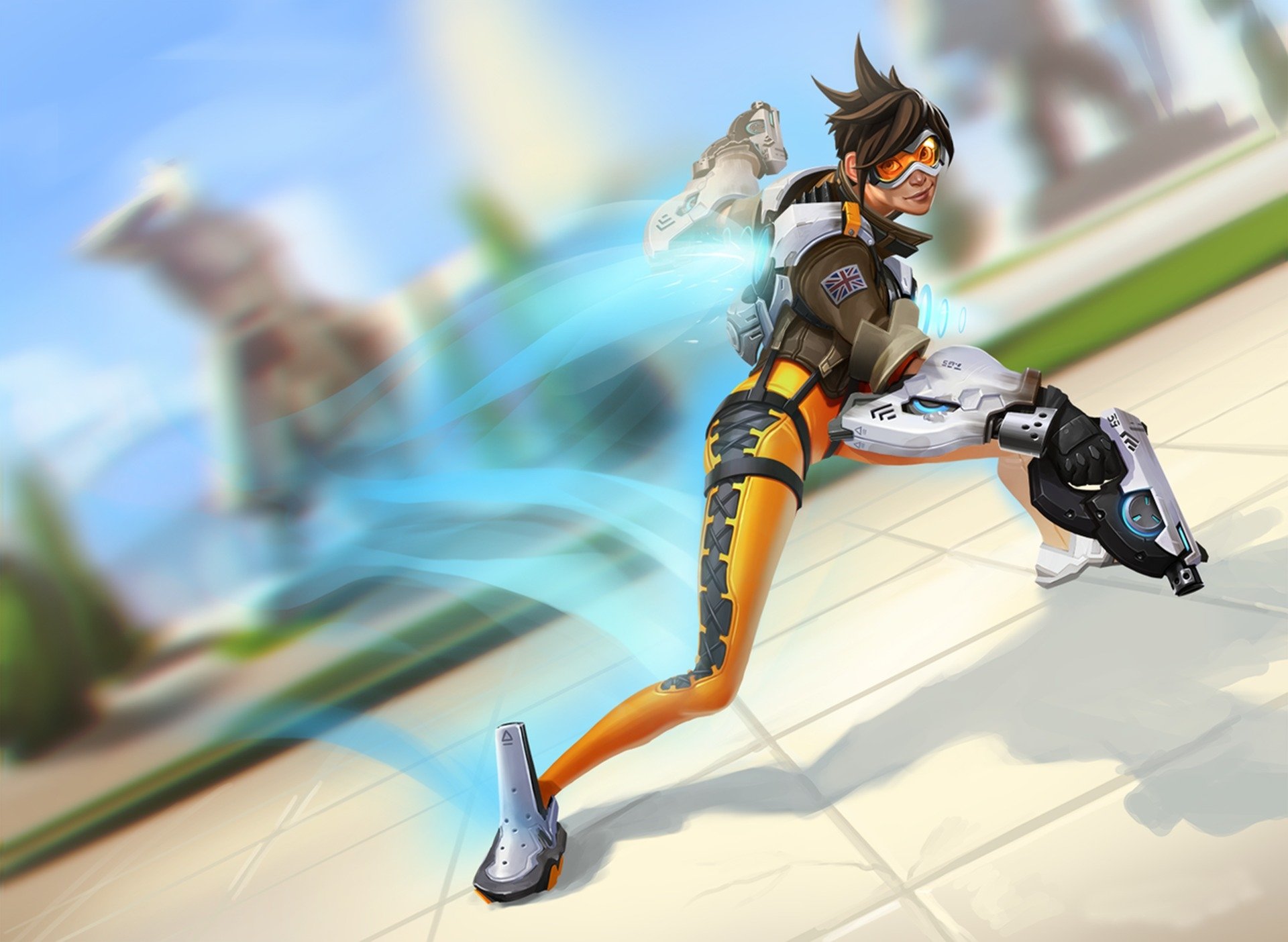 Download Tracer (Overwatch) Video Game Overwatch HD Wallpaper