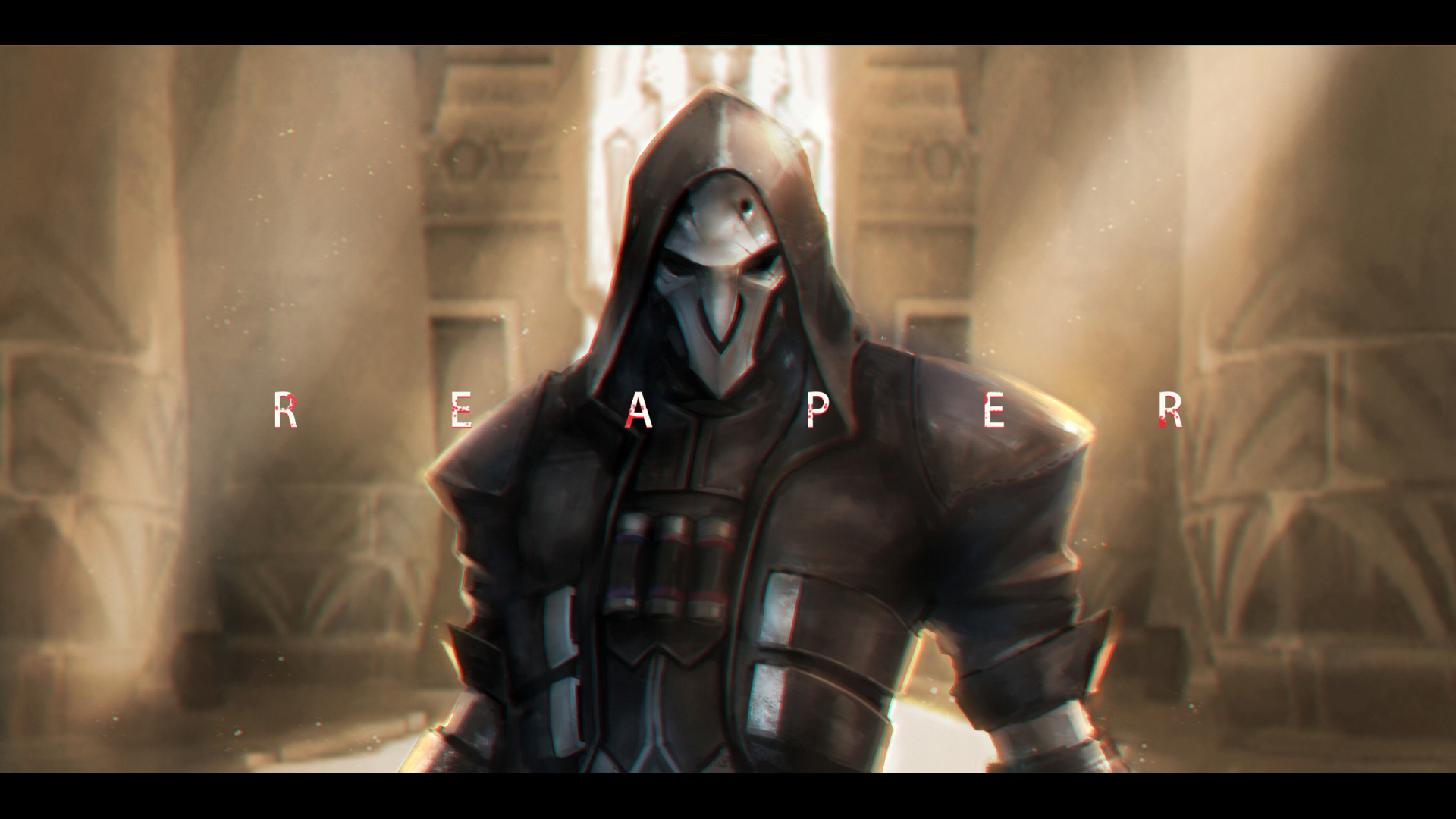 Reaper HD Wallpaper - Overwatch Video Game Art by レロイ ダメ人間雨娴姉