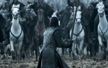 Fond D'écran De Game Of Thrones Jon Snow Et Ghost Game Of Thrones