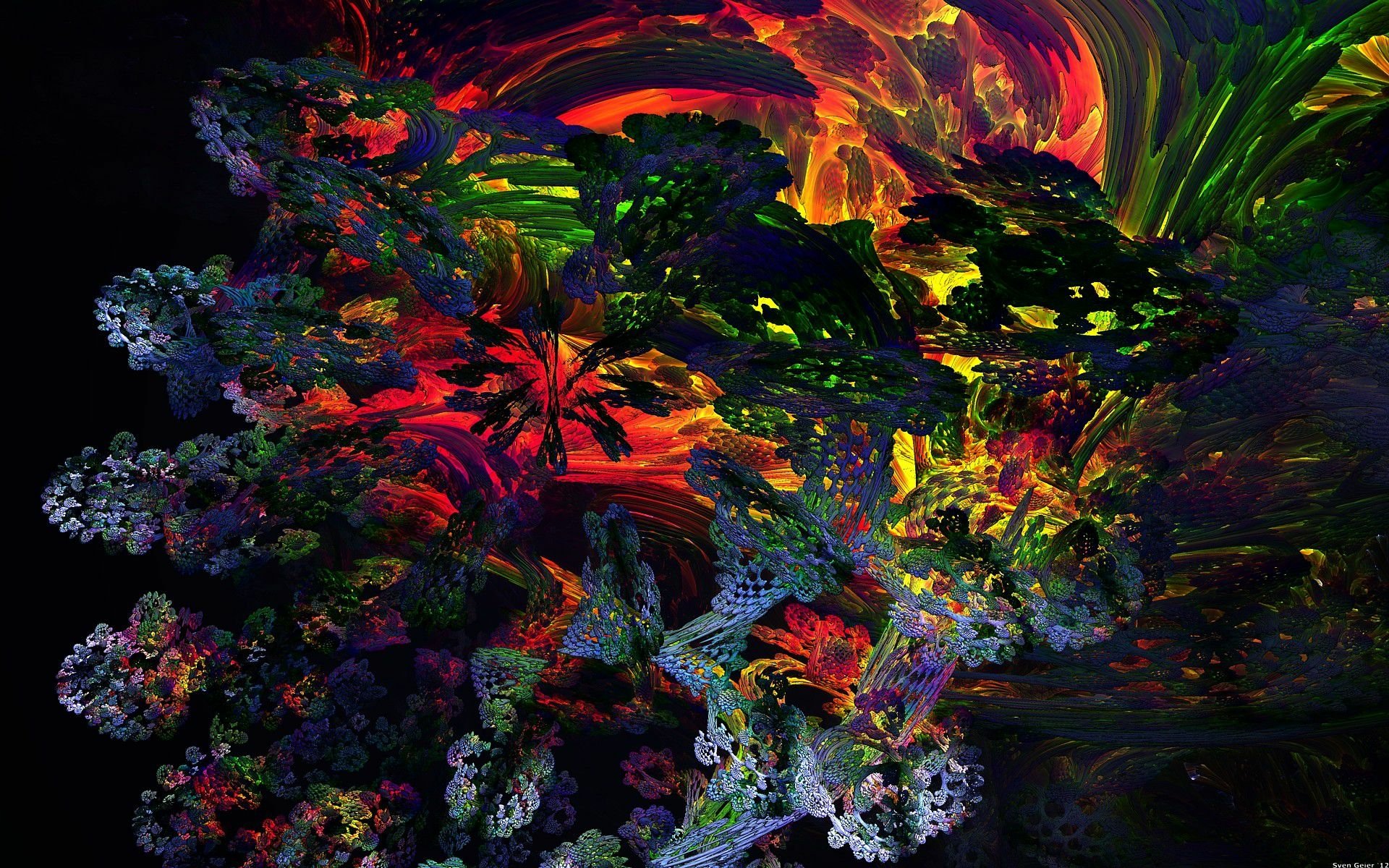 Download Colors Abstract Fractal HD Wallpaper