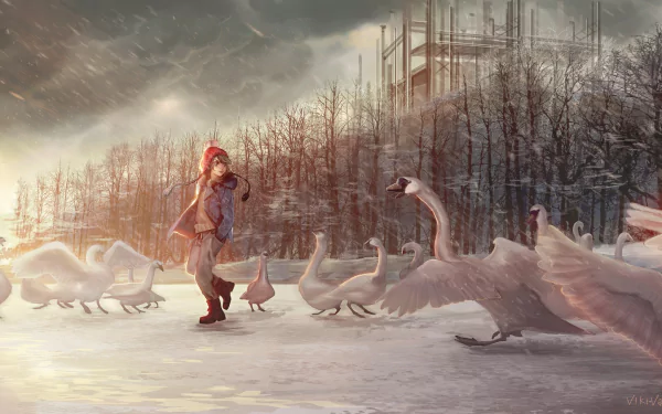 Akali in Subway - League of Legends HD Wallpaper by Wang Ling