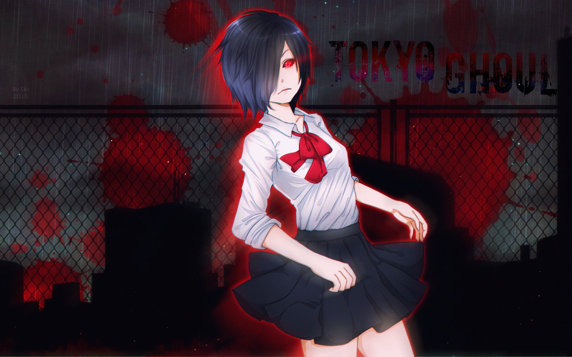 Touka Kirishima HD Wallpaper - Tokyo Ghoul Anime Art