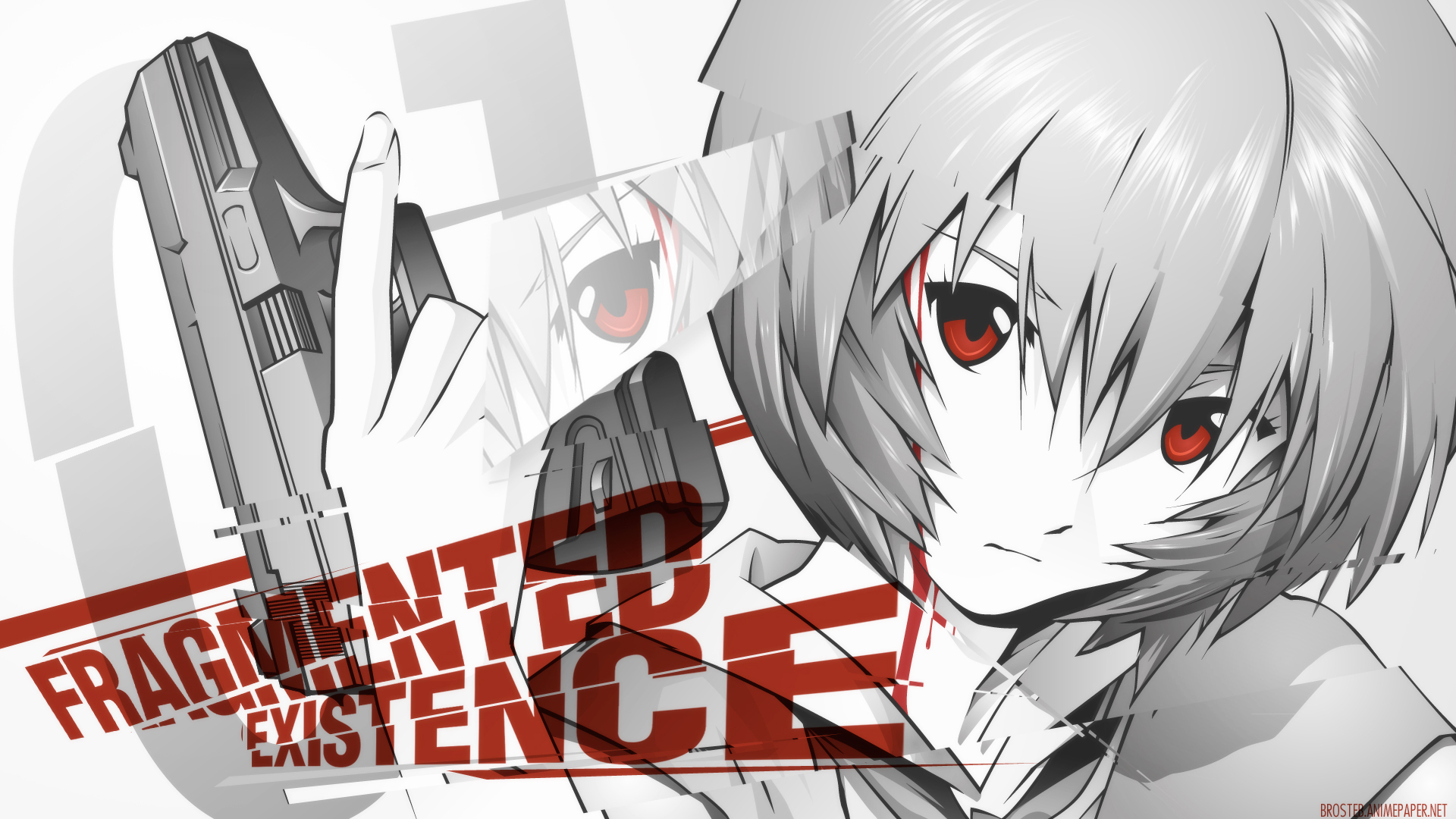 Neon Genesis Evangelion HD Wallpaper: Fragmented Existence Anime Art