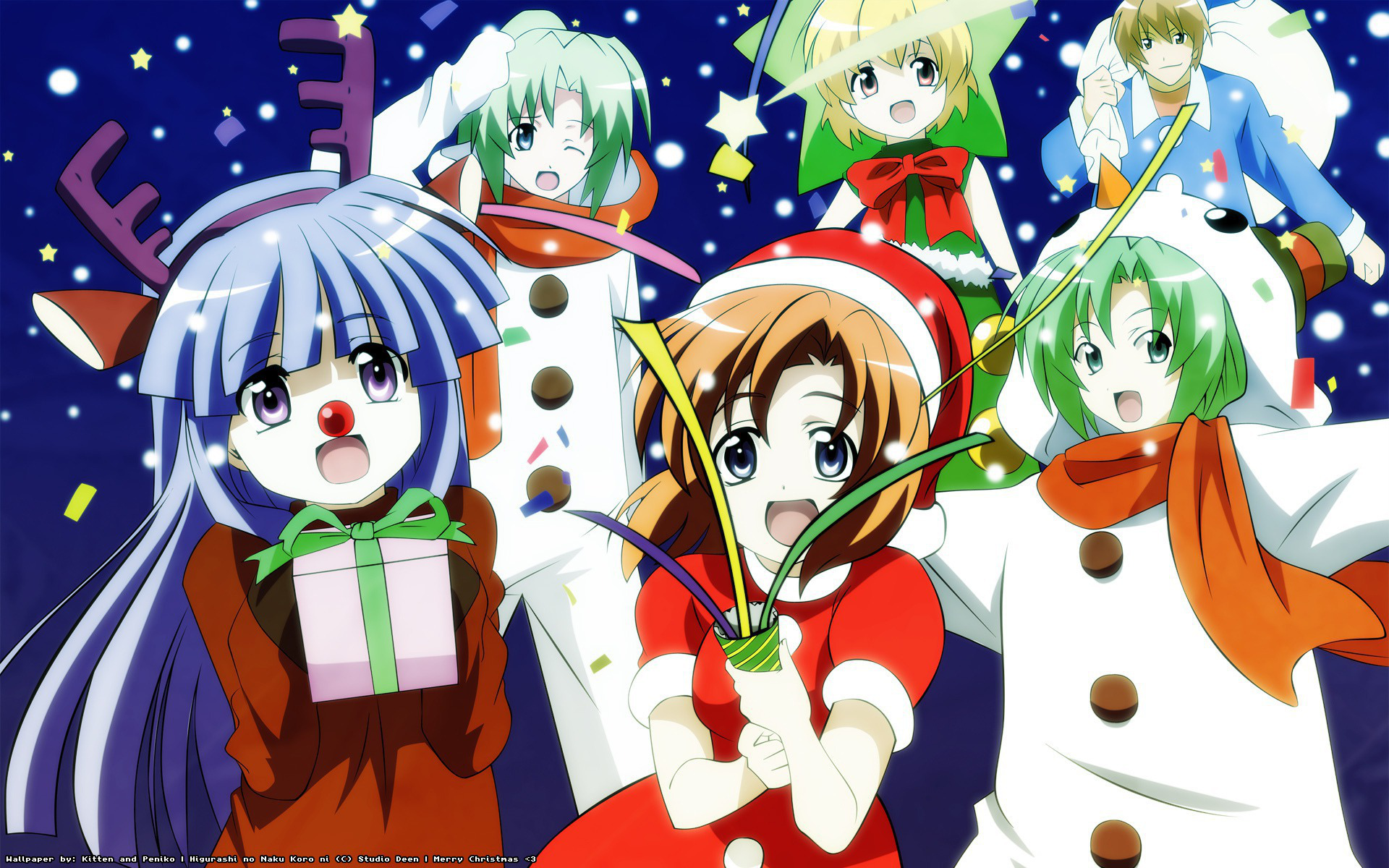 Higurashi When They Cry — Festive HD Wallpaper