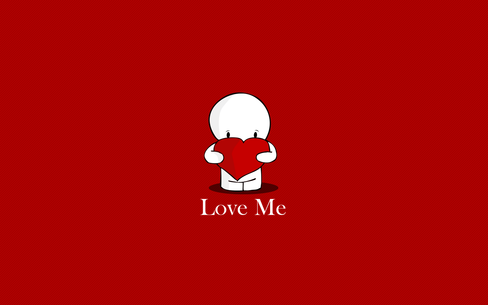 Artistic HD Wallpaper: Love Me in Red Hearts