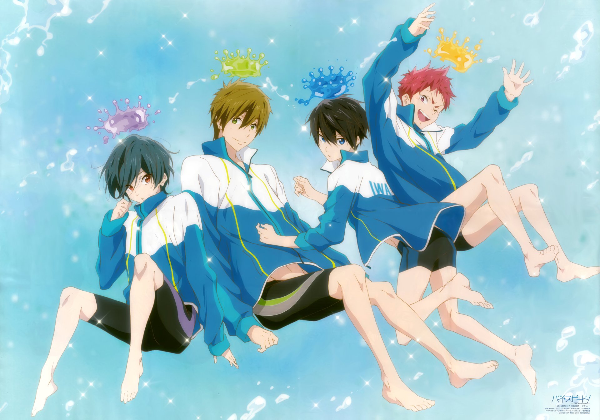Free! Anime Splash: HD Wallpaper Wave | 3000x2102 | Wallpaper Abyss