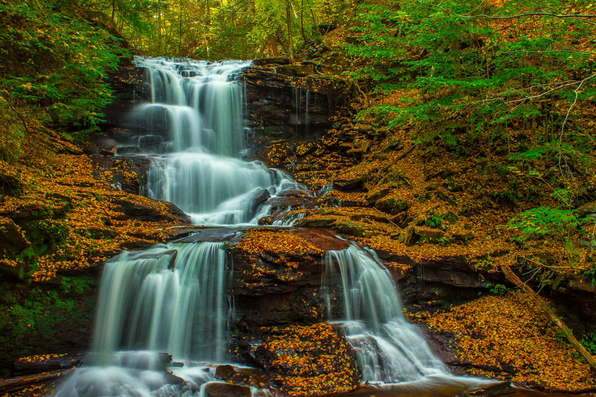 Download Fall Nature Waterfall 4k Ultra HD Wallpaper | 4988x3325 ...