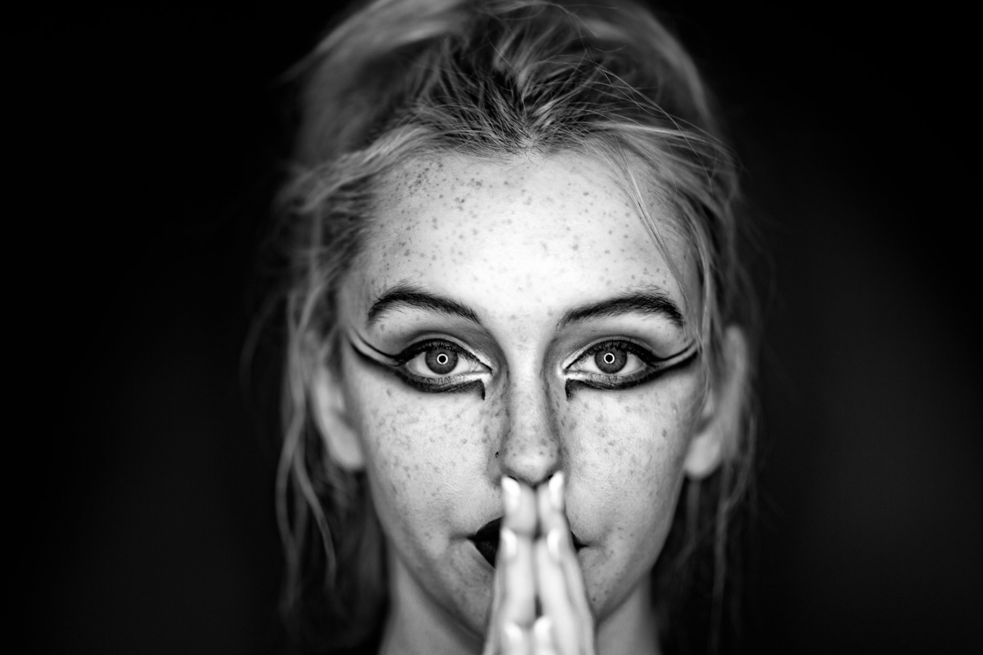 Women Face HD Wallpaper by Kyron Bennett