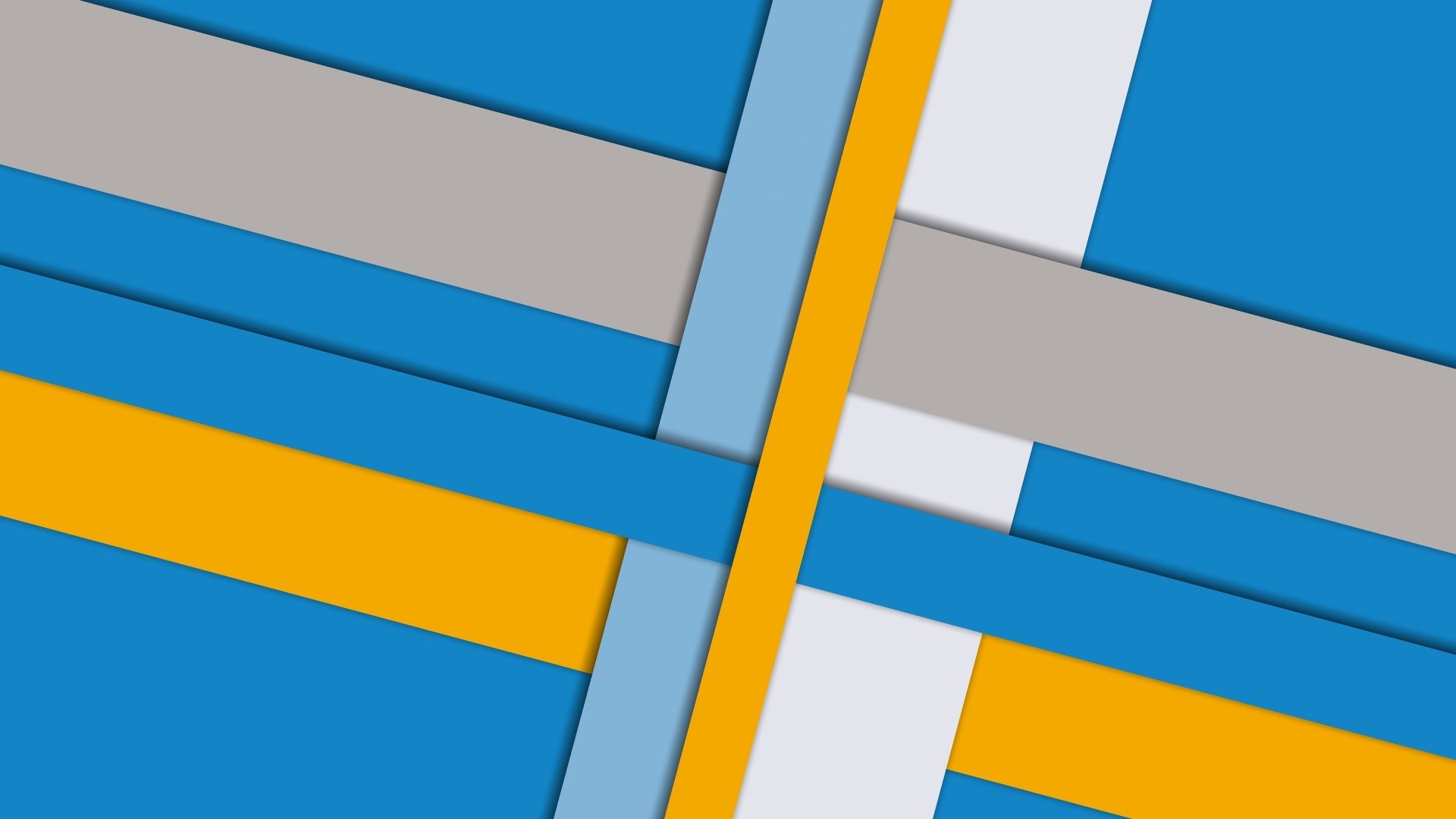 Intersecting Color Bands — Abstract Geometry | 1920x1080 | Wallpaper Abyss