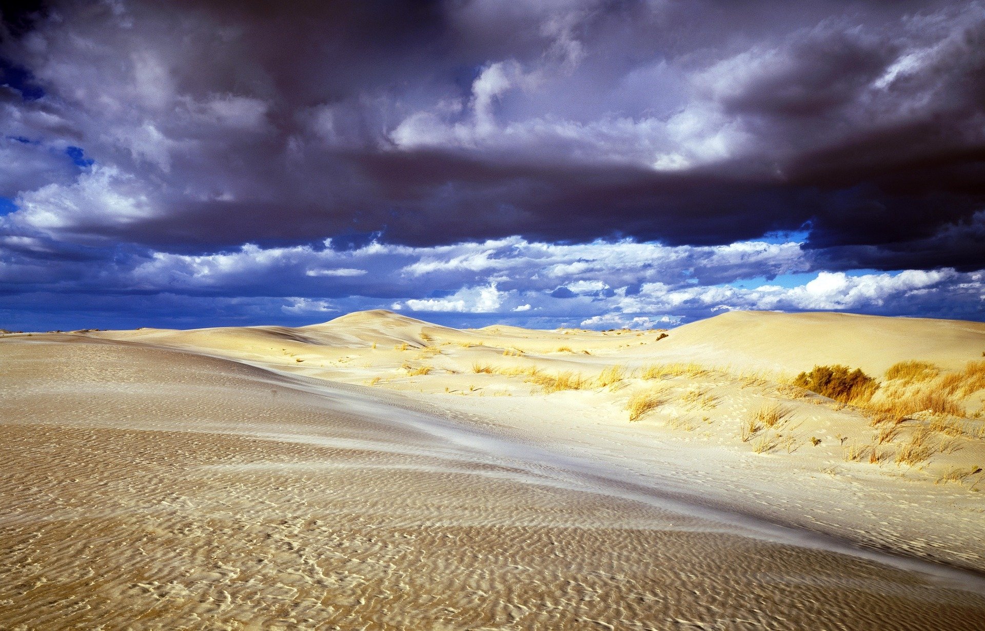 Download Landscape Cloud Sand Sand Dune Nature Desert HD Wallpaper