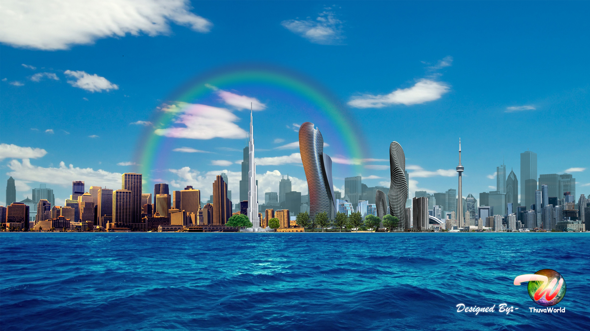 ThuvaWorld(TW) City Wallpaper by thuvaworld