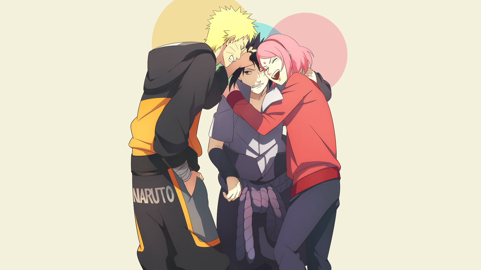 HD Wallpaper: Sakura, Sasuke, and Naruto - Unity in Anime
