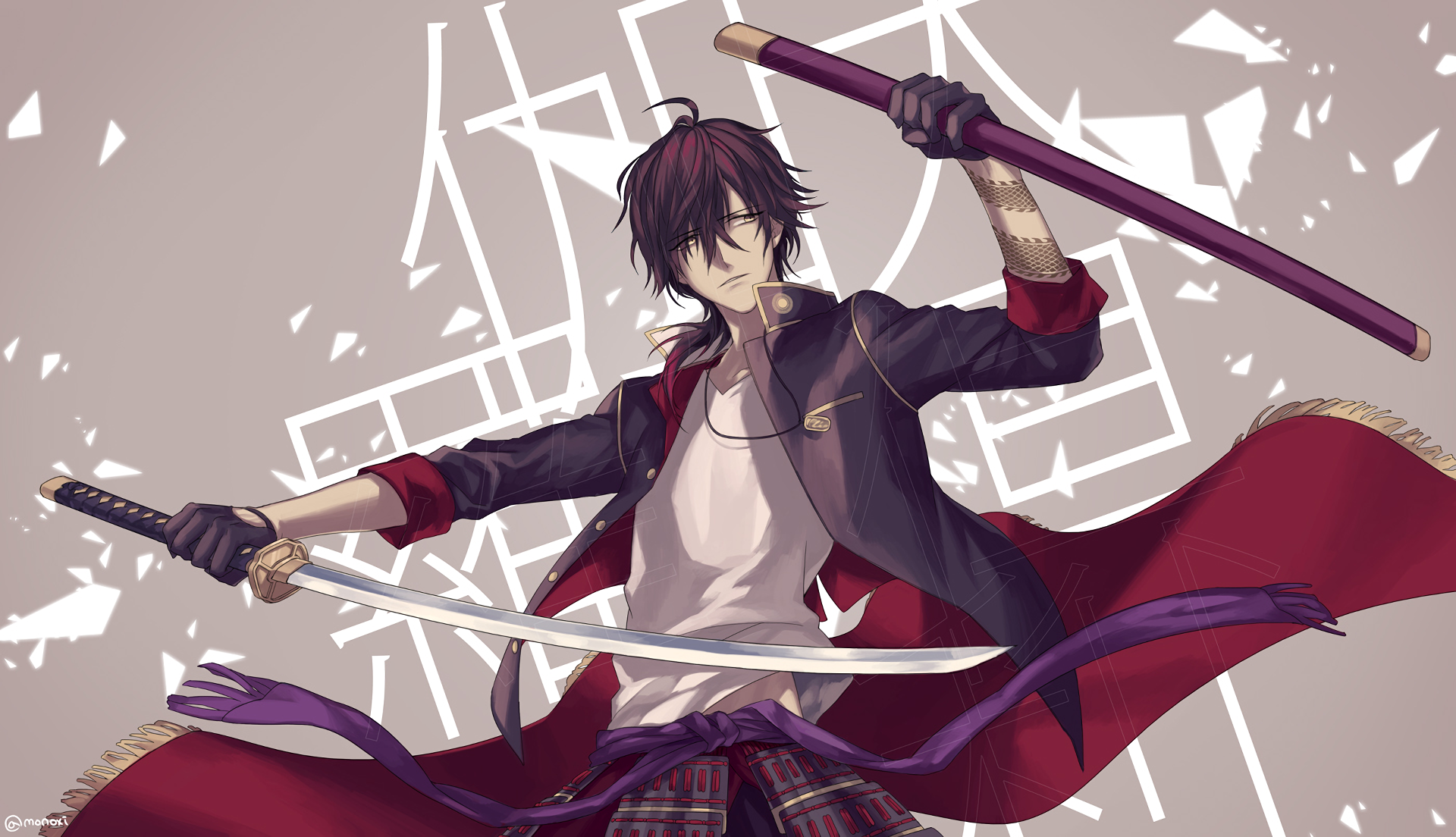 Touken Ranbu Anime Hero | HD Wallpaper Power Pose