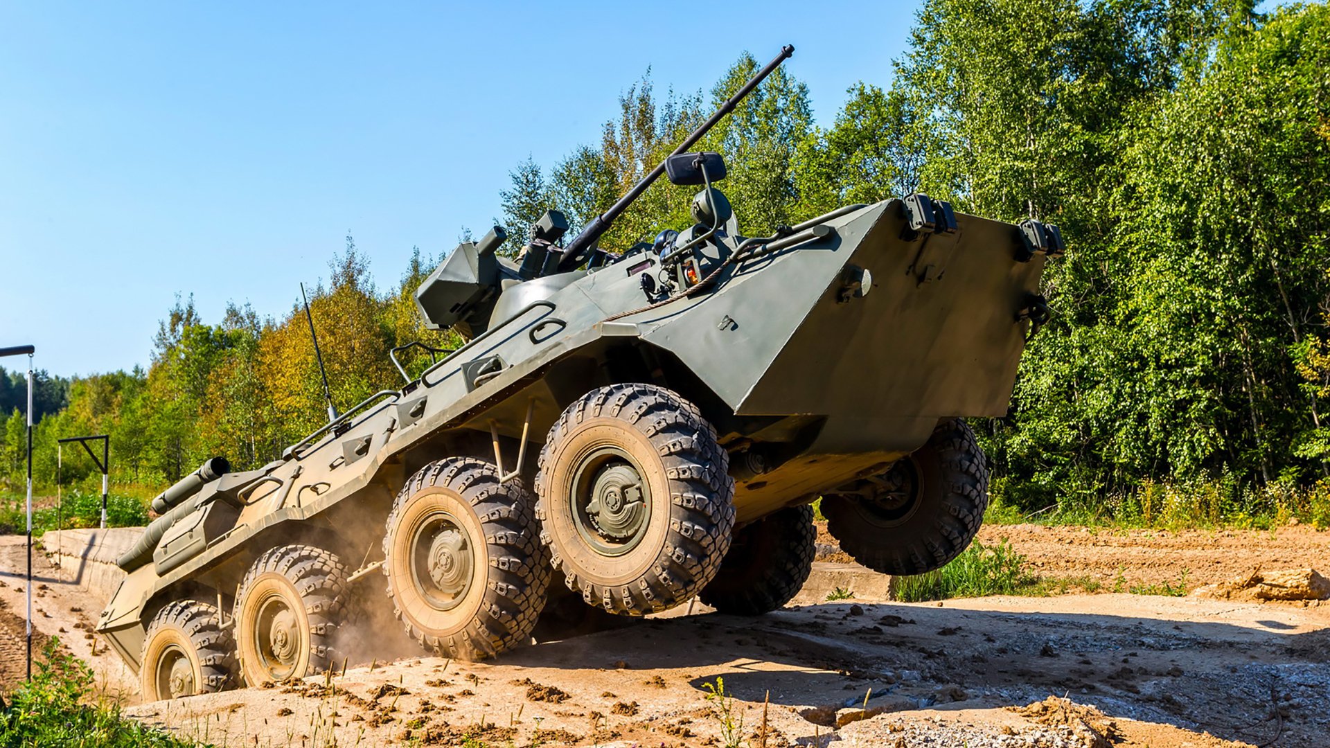 BTR-80 Armored Personnel Carrier – HD Military Vehicle Wallpaper