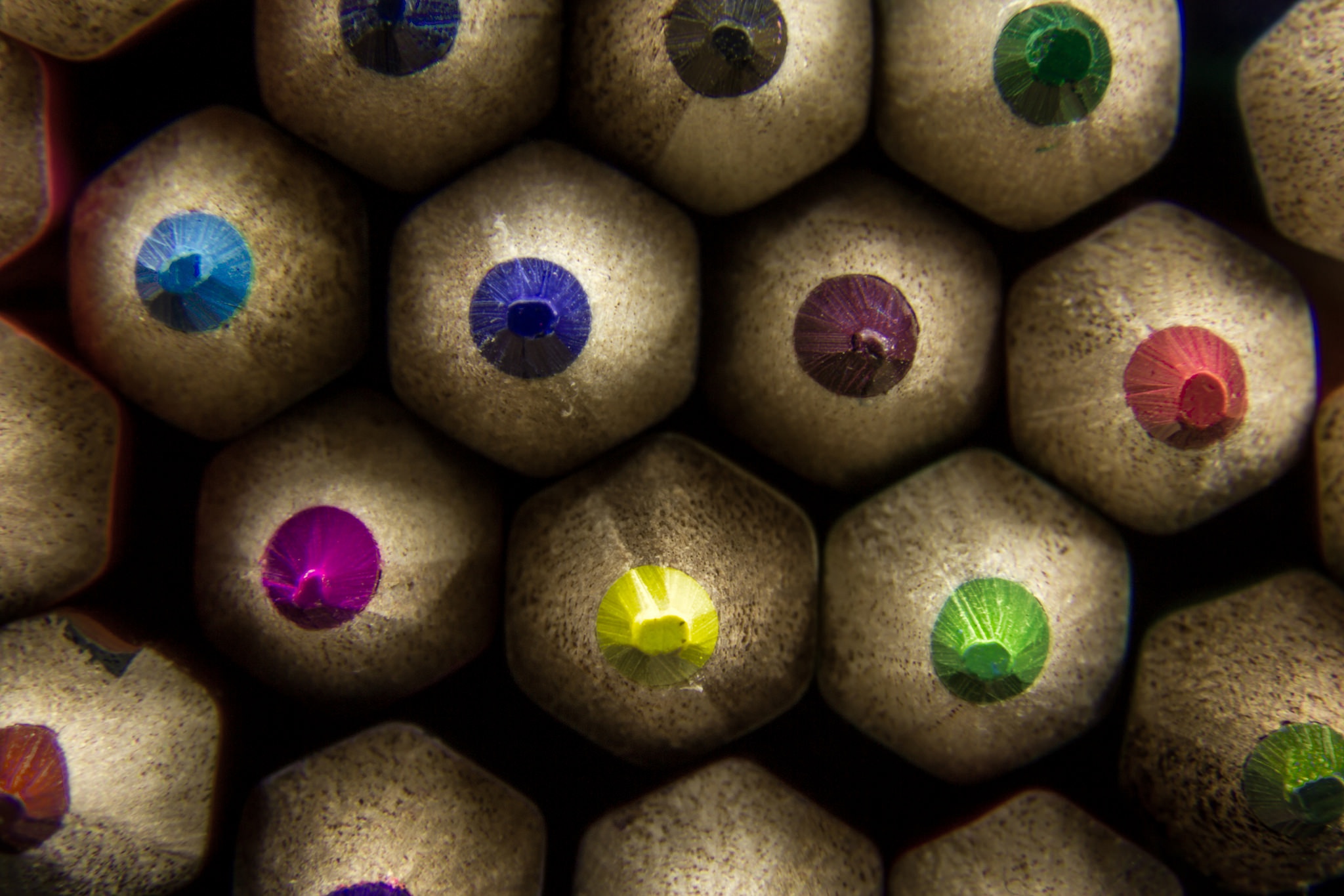 Download Macro Colors Photography Pencil HD Wallpaper