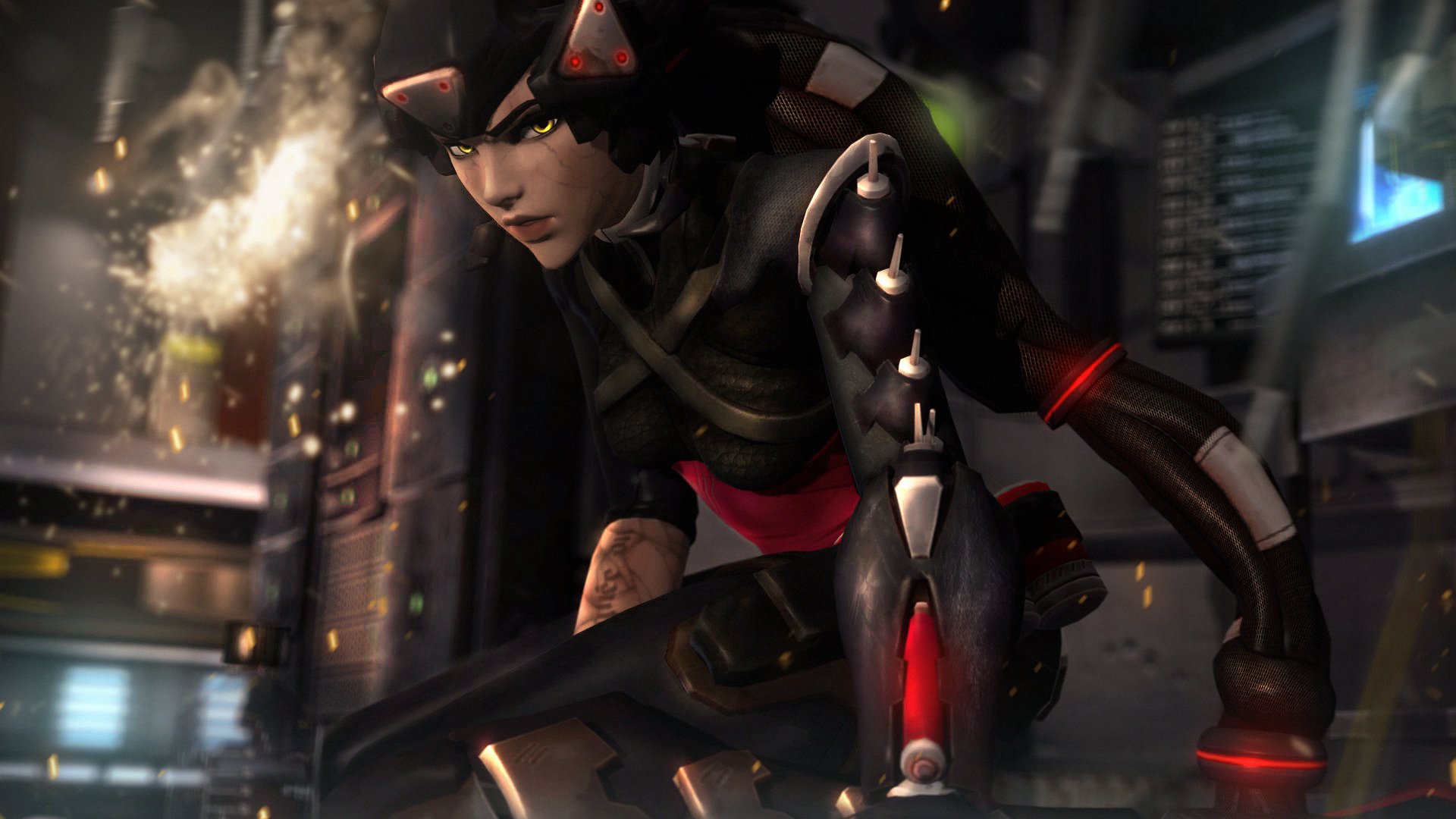 Download Widowmaker (Overwatch) Video Game Overwatch HD Wallpaper by sculp2