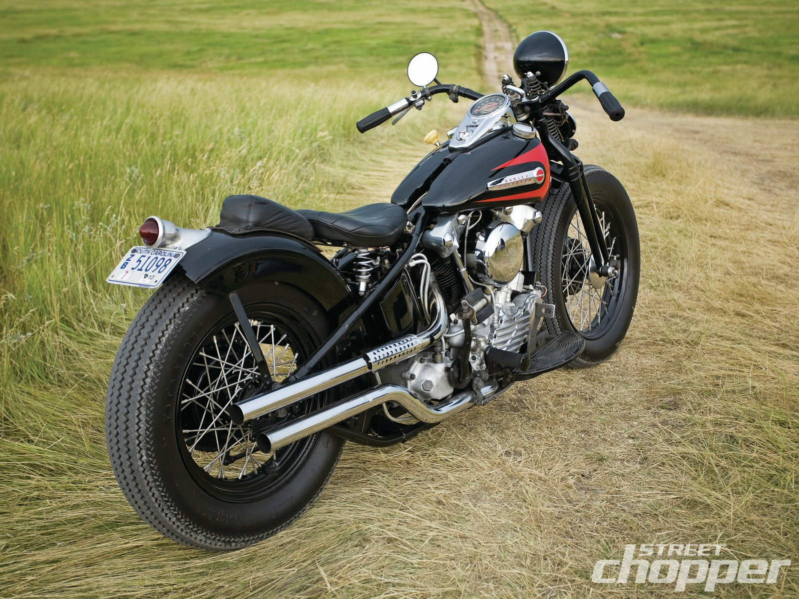 Download Motorcycle Vehicle Chopper Wallpaper